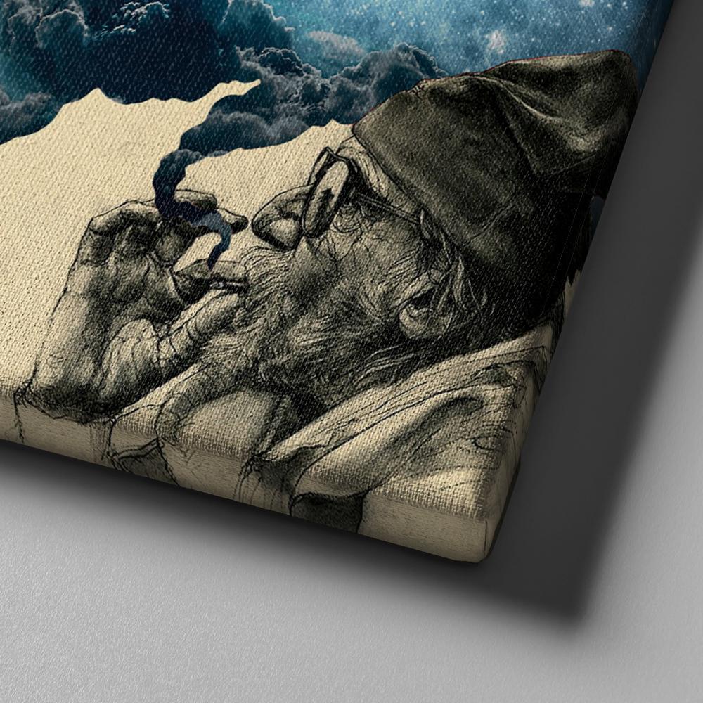 Vertical Smoke & Wonder Canvas - eBazaart